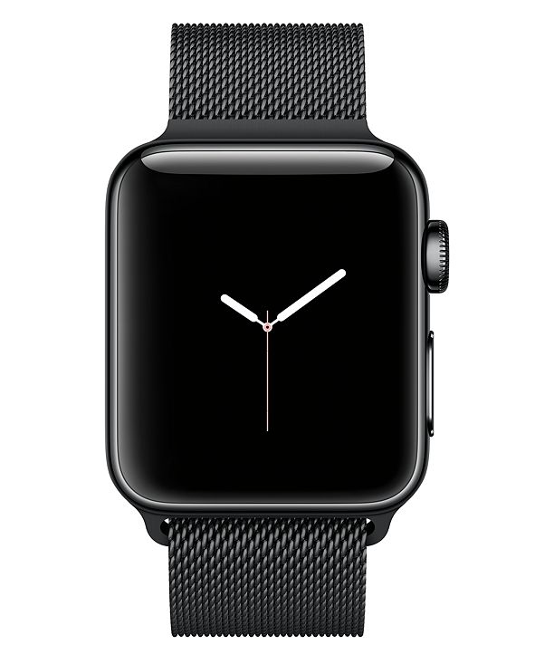 Apple Watch Series 2 38mm Space Black Stainless Steel Case with Space ...