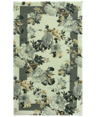 CLOSEOUT! Bacova Elegant Dimensions Cassandra Gray 20.0" x 32.5" Accent ...