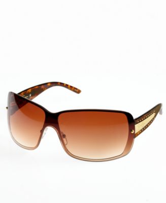 Jessica Simpson Shield Sunglasses - Macy's