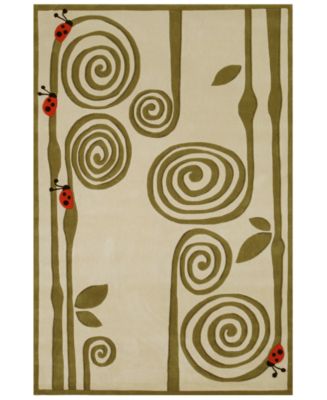Momeni Area Rug, Lil Mo Whimsy LMJ-3 Ivory 5' x 7' - Macy's