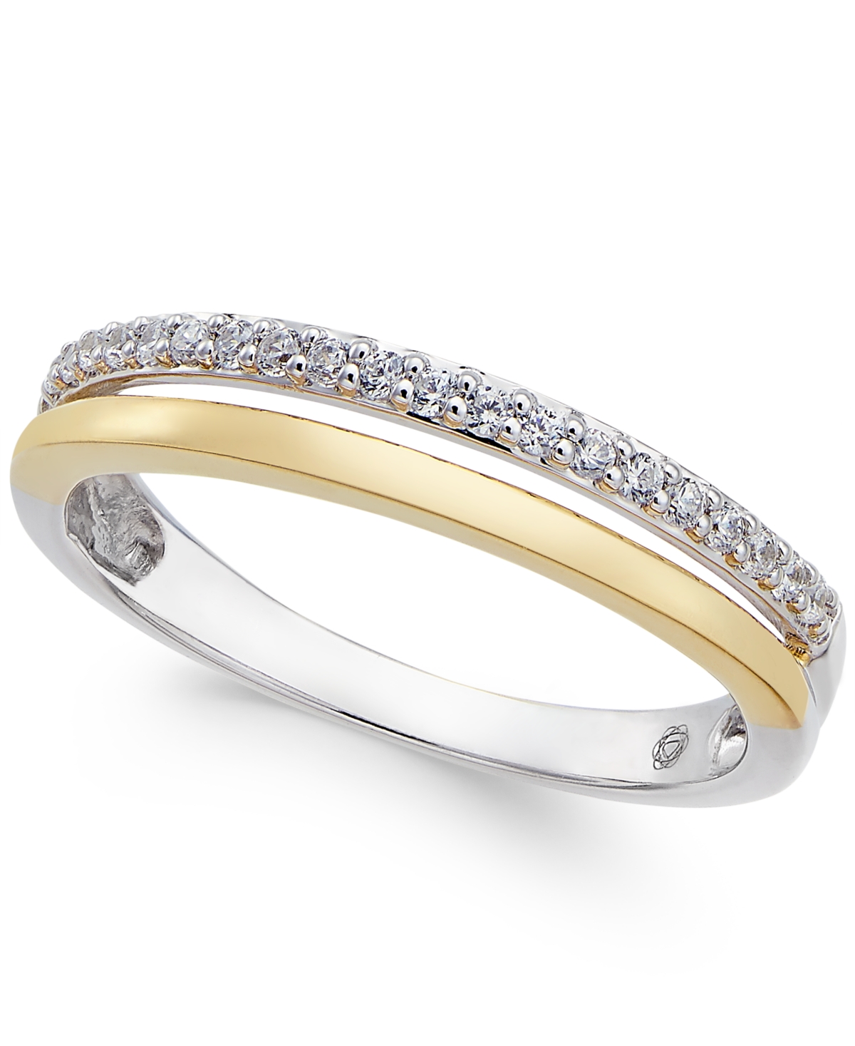 Click here for Diamond Split Band (1/8 ct. t.w.) in 14K White and... prices