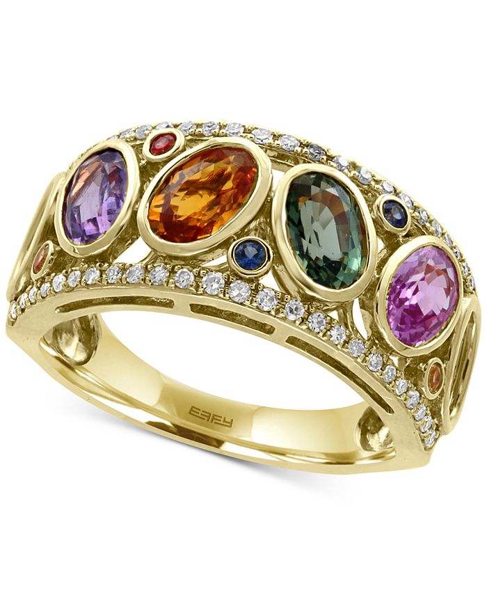 EFFY Collection EFFY® Watercolors Multi-Sapphire (3-1/2 ct. t.w.) and ...
