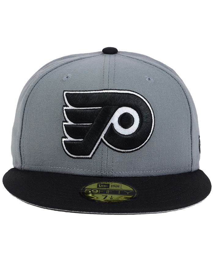 New Era Philadelphia Flyers Gray Black 59FIFTY Cap - Macy's
