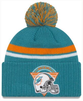 New Era Miami Dolphins Diamond Stacker Knit Hat - Macy's