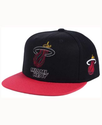 adidas Miami Heat 2Tonez Snapback Cap - Macy's