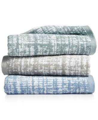 Hotel Collection 100% Turkish Cotton Plaid Bath Towel Collection ...