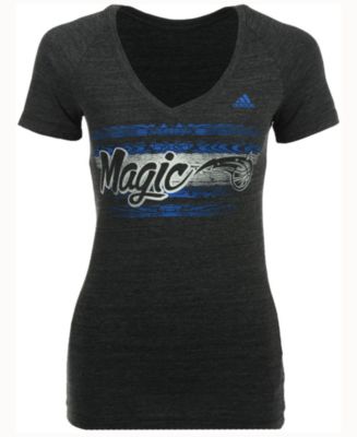 adidas Women's Orlando Magic Woodgrain Stripe T-Shirt - Macy's