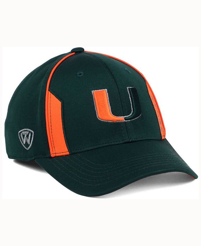 Top of the World Miami Hurricanes Kayo Stretch Fit Cap - Macy's