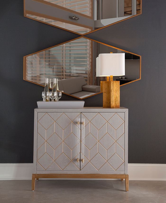 Furniture Perrine Hospitality Cabinet - Macy's