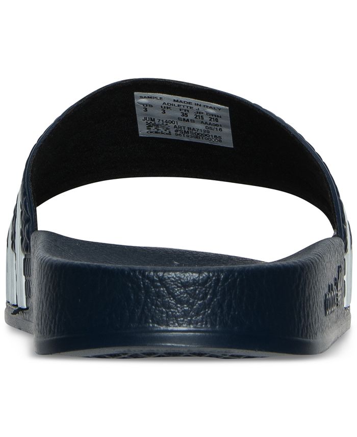 adidas Big Boys' Adilette Slide Sandals from Finish Line - Macy's