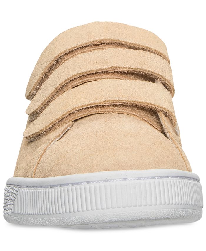Puma Men's Basket Classic Strap Casual Sneakers from Finish Line - Macy's