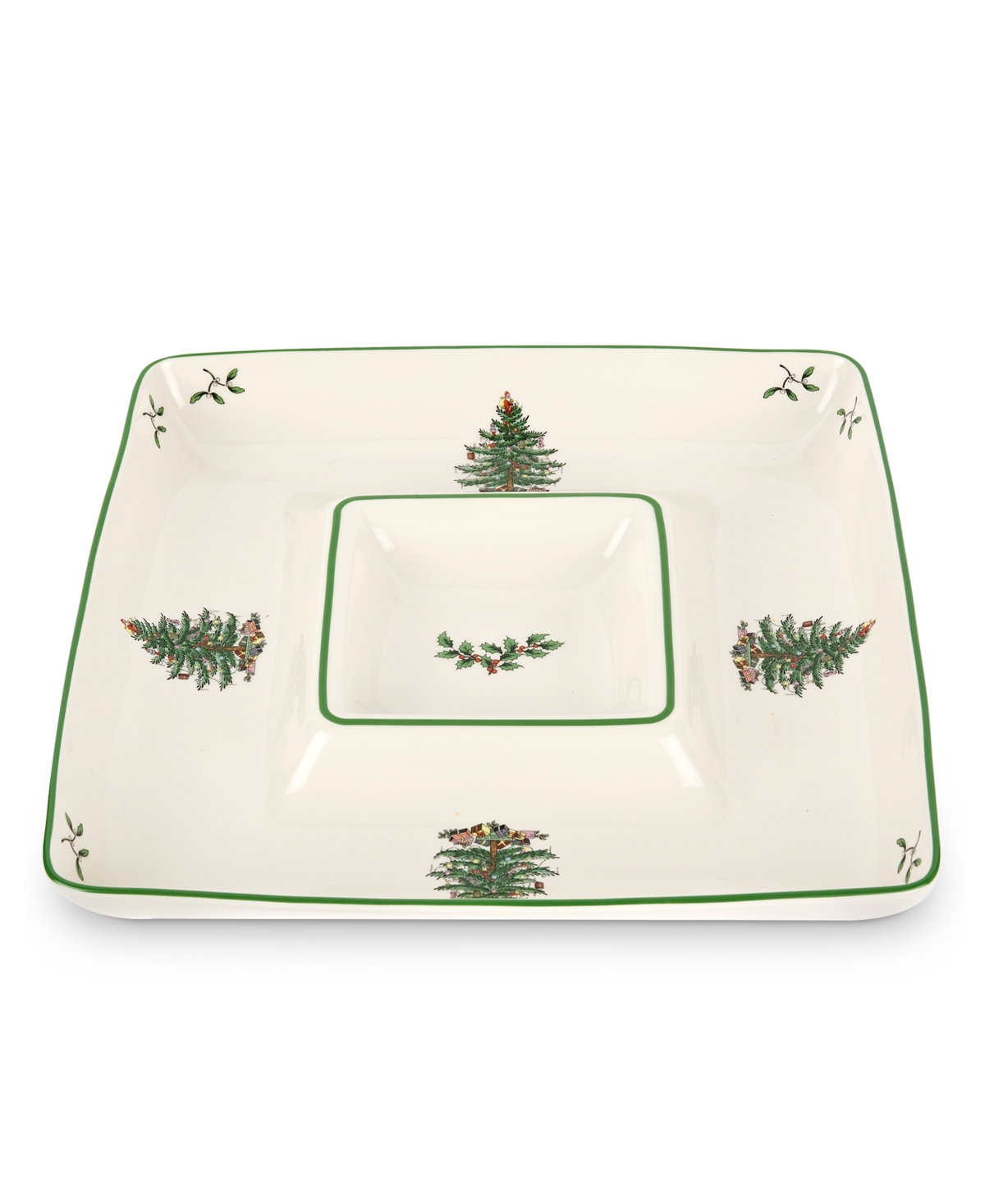 Click here for Spode Christmas Tree Square Chip & Dip Set prices