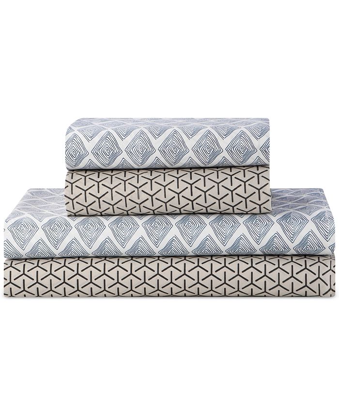 Jessica Sanders CLOSEOUT! Drake Reversible 12-Pc. Queen Comforter Set ...