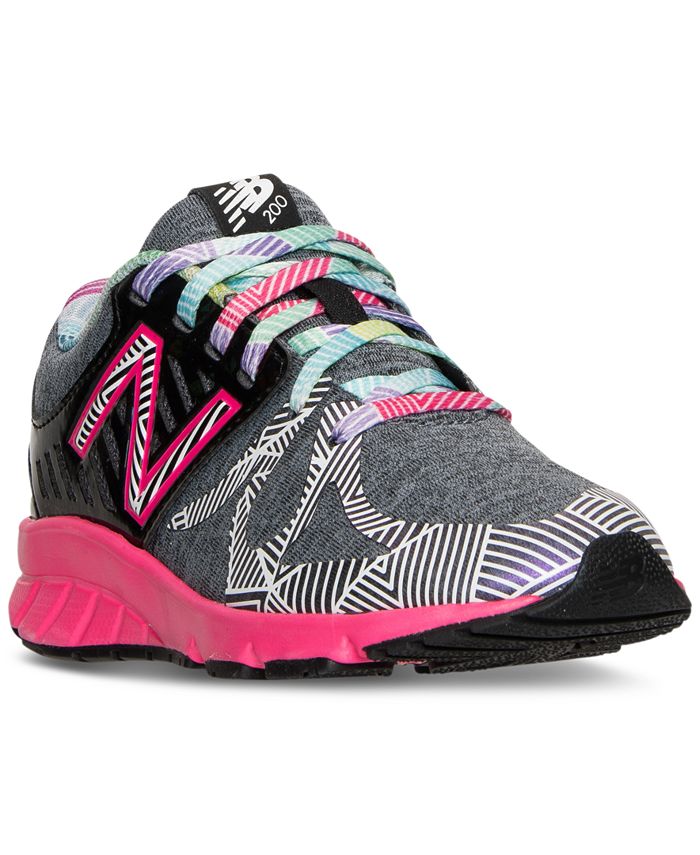 New Balance Little Girls' 200 v1 Running Sneakers from Finish Line - Macy's