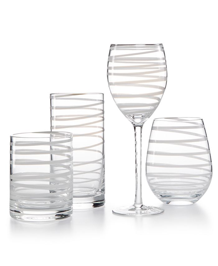kate spade new york Charlotte Street Glassware Collection - Macy's