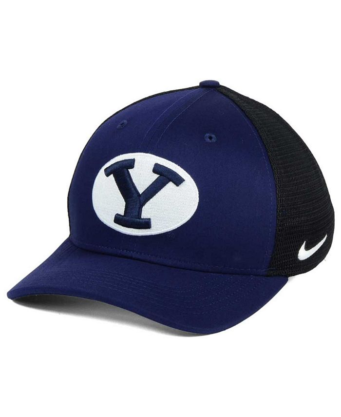 Nike BYU Cougars Aero Bill Mesh Swooshflex Cap - Macy's