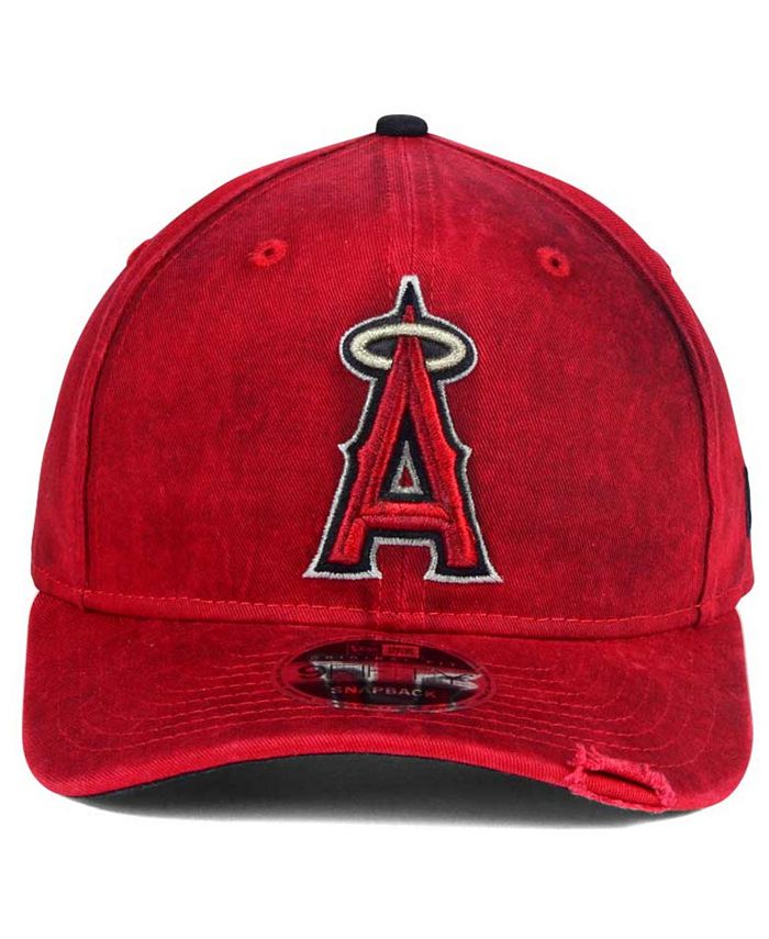 New Era Los Angeles Angels Team Rustic 9FIFTY Snapback Cap - Macy's