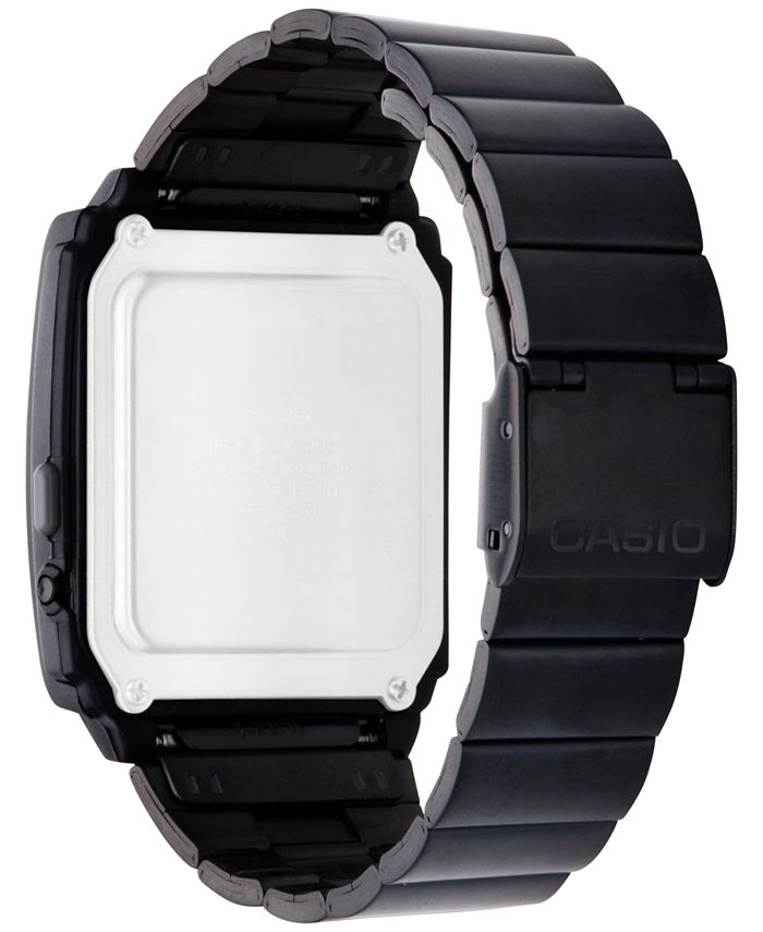 Casio Men's Digital Calculator Vintage Black Resin Bracelet Watch ...