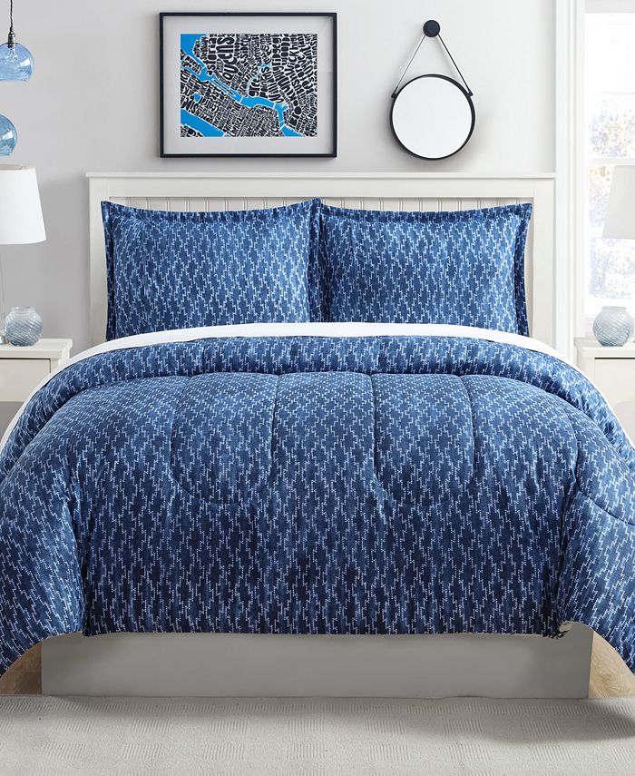 Ellison First Asia CLOSEOUT! Diamond Reversible 3-Pc. Full/Queen ...