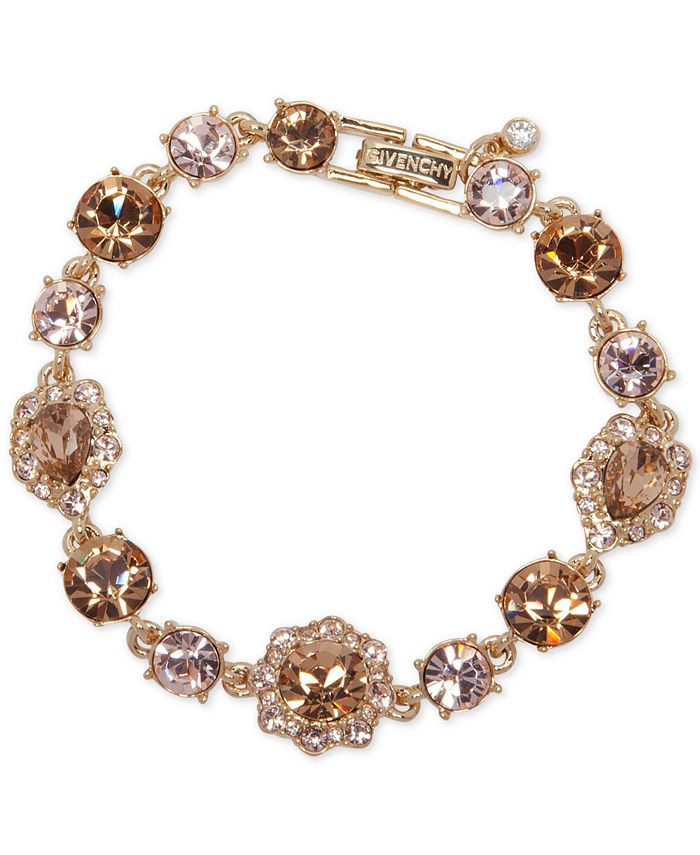 Givenchy Stone and Crystal Link Bracelet - Macy's