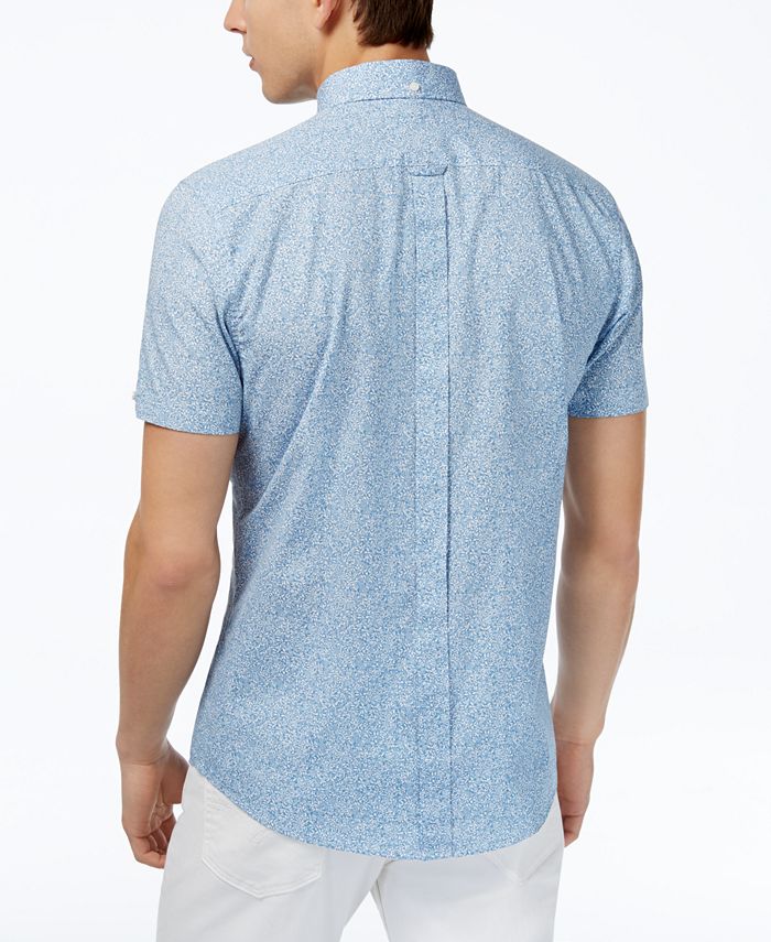 Ben Sherman Men's Slim-Fit Floral Shirt - Macy's