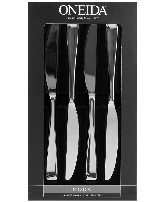 Oneida Moda 4-Pc. Dinner Knife Set - Macy's