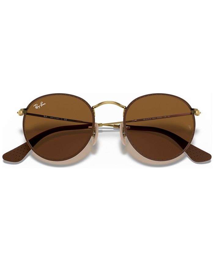 Ray-Ban Men's Sunglasses, RB3475Q 50 ROUND CRAFT - Macy's