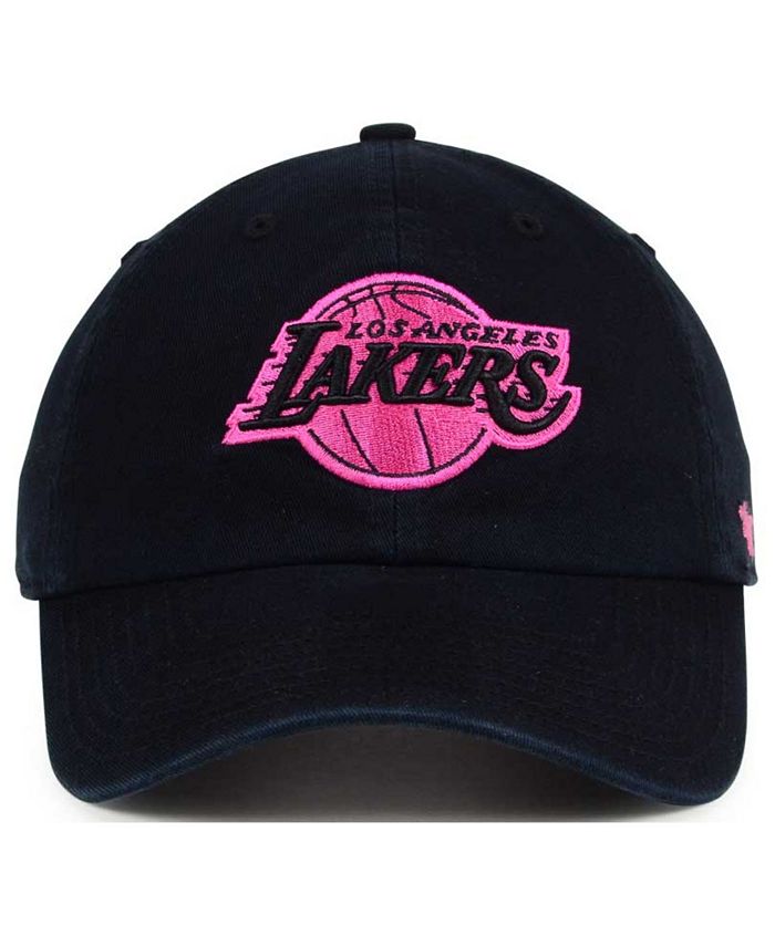 '47 Brand Women's Los Angeles Lakers Petal Pink CLEAN UP Cap - Macy's