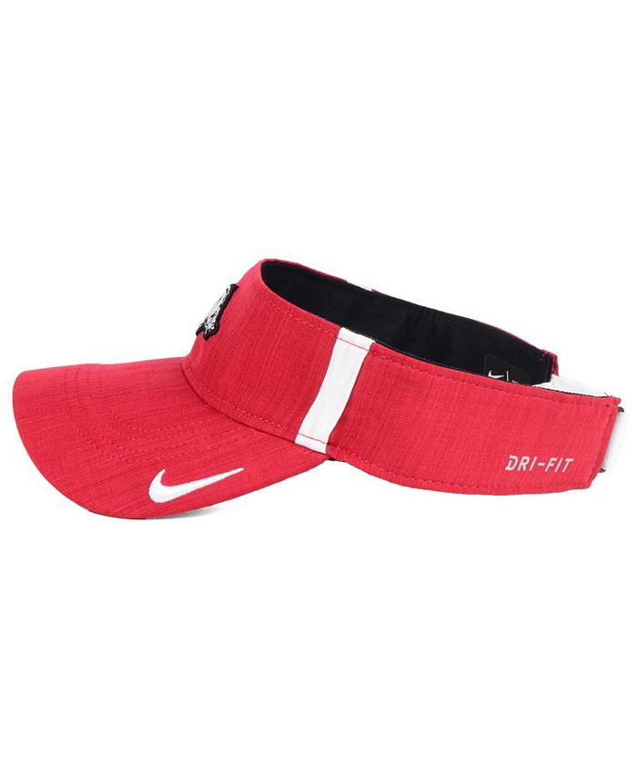 Nike Arkansas Razorbacks Sideline Aero Visor - Macy's