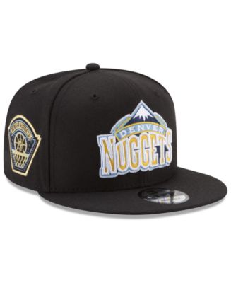 New Era Denver Nuggets All Metallic Hoops 9FIFTY Snapback Cap - Macy's