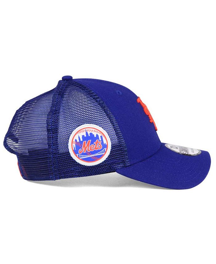 New Era New York Mets Team Trucker Patch 9FORTY Snapback Cap - Macy's