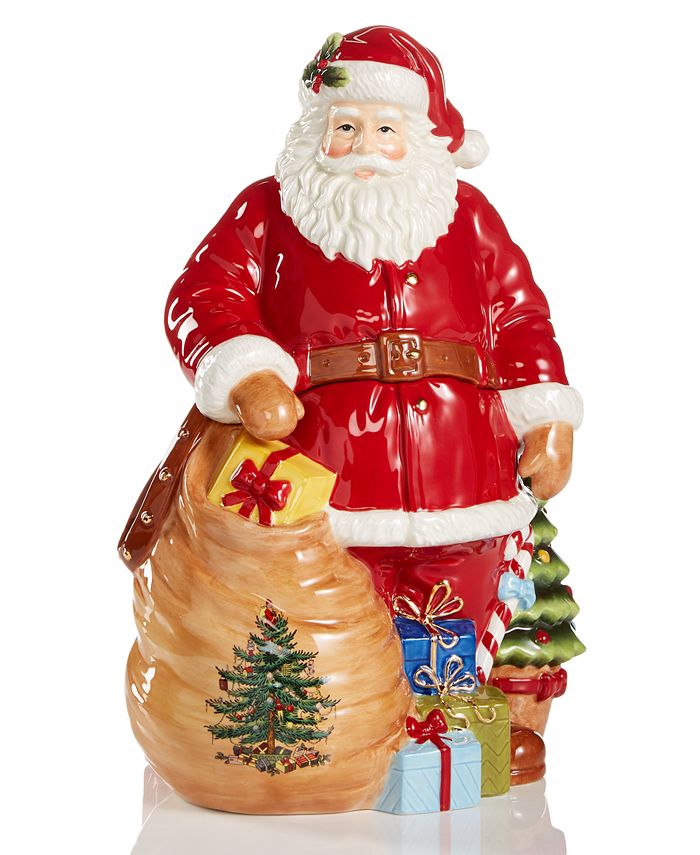 Spode Figural Santa Cookie Jar - Macy's