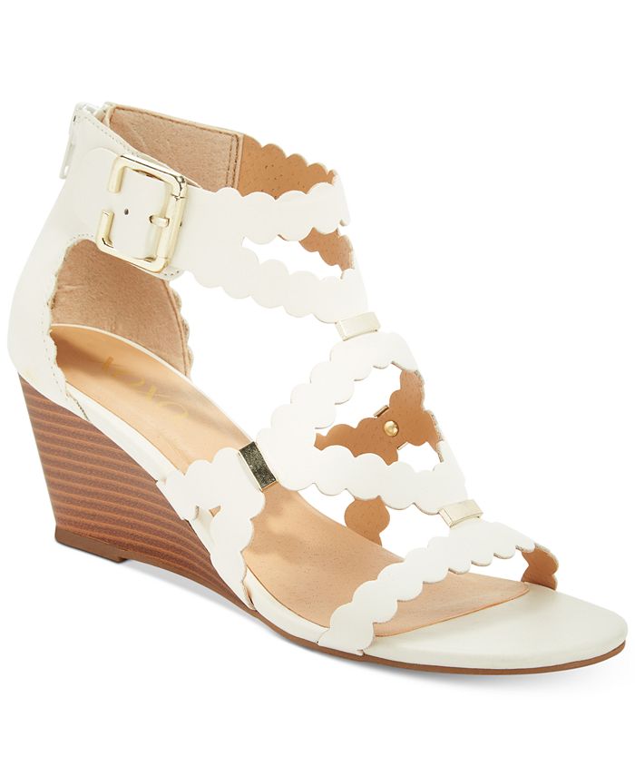XOXO Scottie Wedge Dress Sandals - Macy's