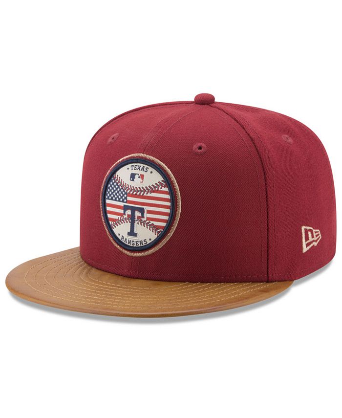 New Era Texas Rangers Leather Americana 59FIFTY Cap & Reviews - Sports ...