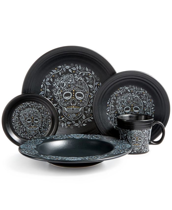 Fiesta Skull and Vine Dinnerware Collection & Reviews - Dinnerware ...