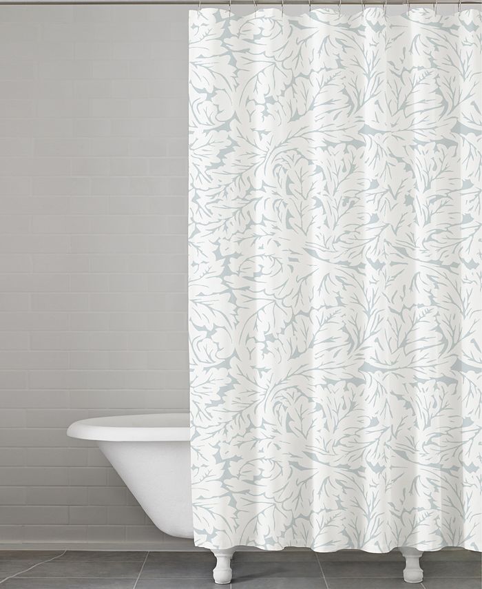 Cassadecor Fern Cotton Shower Curtain - Macy's