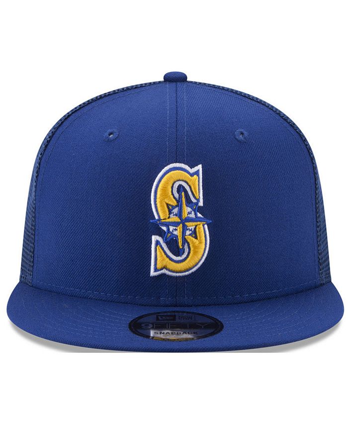 New Era Seattle Mariners On Field Mesh 9FIFTY Snapback Cap - Macy's