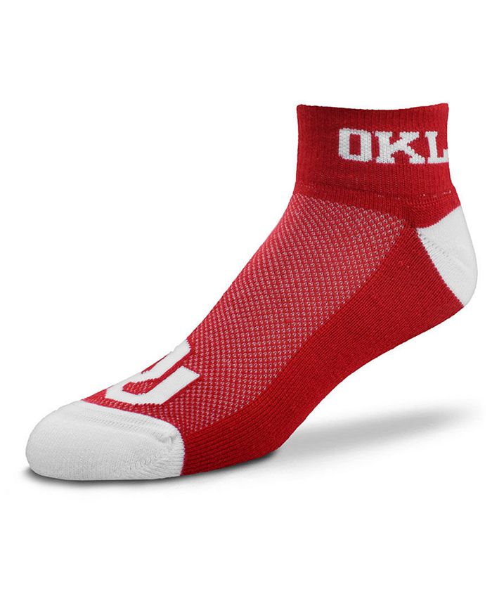 For Bare Feet Oklahoma Sooners The Cuff Ankle Socks - Macy's