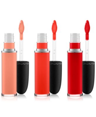 MAC 3-Pc. Red Retro Matte Liquid Lipcolour Set, Created for Macy's - Macy's