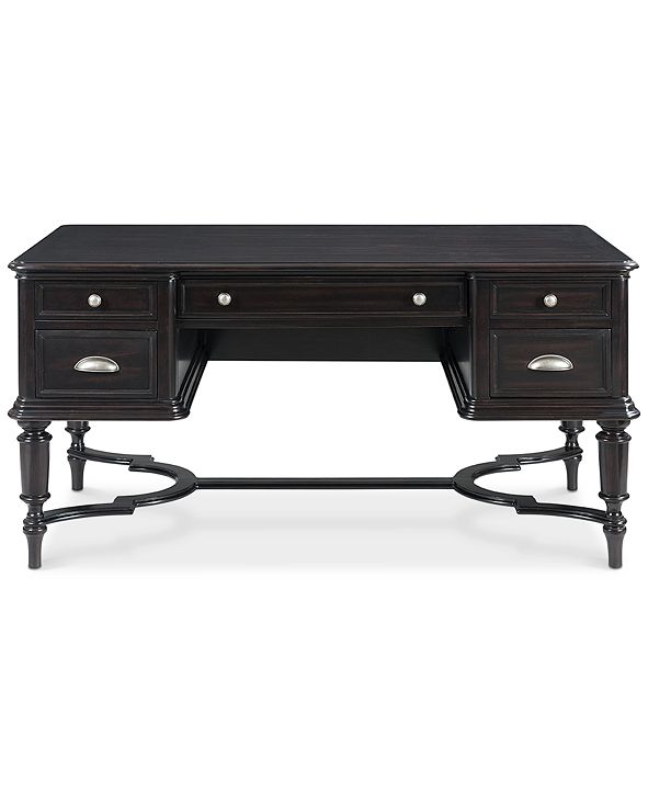 Furniture Clinton Hill Ebony Home Office Writing Desk & Reviews ...