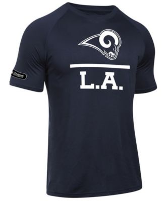 Under Armour Men's Los Angeles Rams Lockup Tech T-Shirt - Macy's