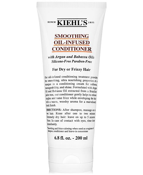 Kiehl's Since 1851 Smoothing Oil-Infused Conditioner, 6.8-oz. & Reviews ...