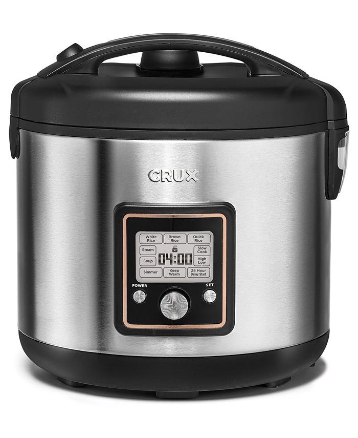 Crux 14651 20-Cup Fuzzy Logic Programmable Rice Cooker, Created for ...