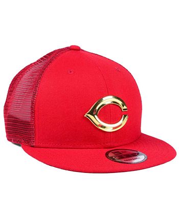 New Era Cincinnati Reds Color Metal Mesh Back 9FIFTY Cap - Macy's
