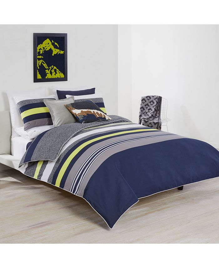 Lacoste Home Tigne 3-Pc. King Comforter Set - Macy's