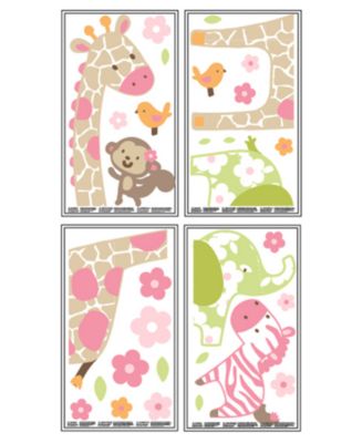 Carter's Jungle 4-Pc. Wall Decal Set - Macy's