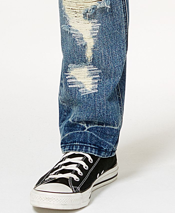 INC International Concepts I.N.C. Men's Mega-Ripped Slim-Fit Jeans ...