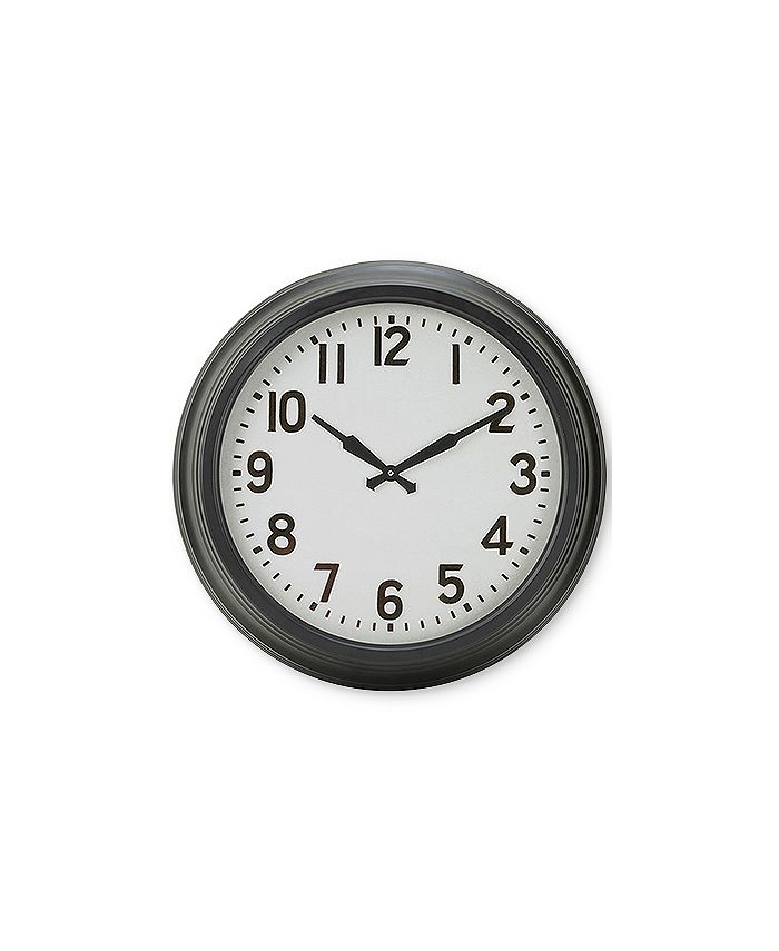 JLA Home Madison Park Lexington Metal Clock - Macy's