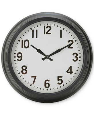 Madison Park Lexington Metal Clock - Macy's
