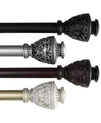 Rod Desyne Veda 1" Decorative Curtain Rod Collection - Macy's